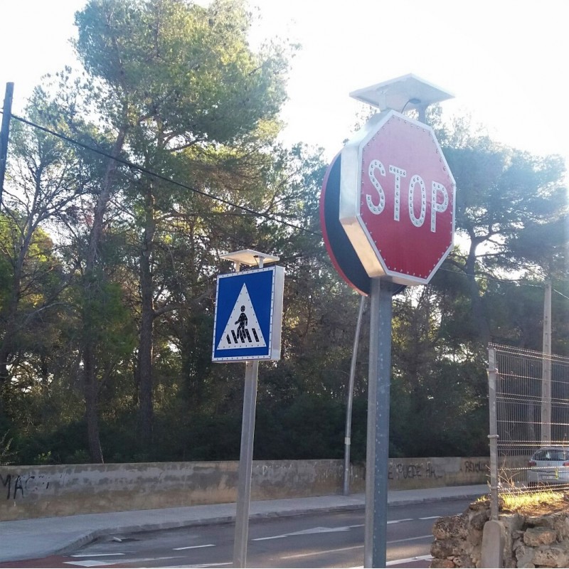 TQ Señal Stop Led Solar | TECNOL